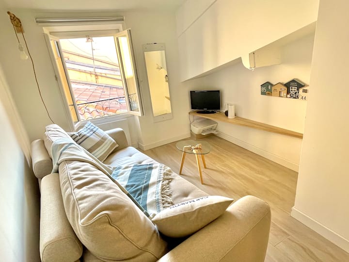 Menton, "Charmant Studio " Centre, Proche Plage - Menton