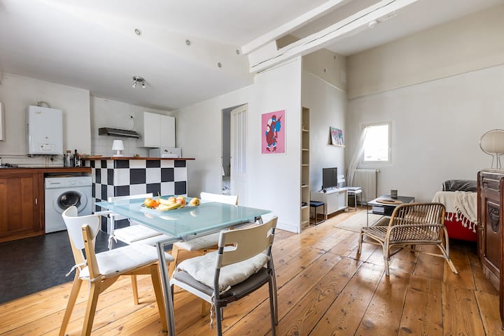 Bail Mobilité : Grand T2 Calme Bordeaux Centre - Bordeaux