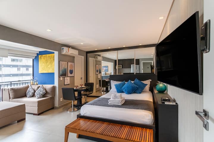 Charmoso Studio C/vaga No Campo Belo - São Paulo