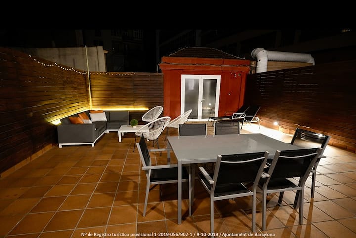 Catalonia Square Terrace & 5 Bathrooms 5bd-5bth - Barcelona