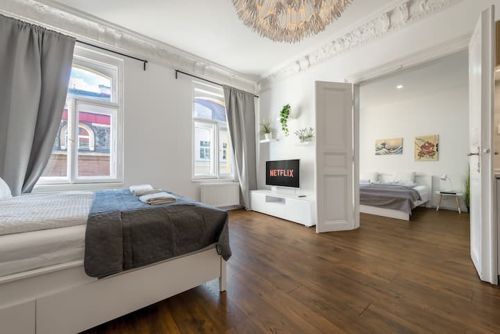 Great For Groups Huge 2bdr/2bath/2wc Apt - Prague