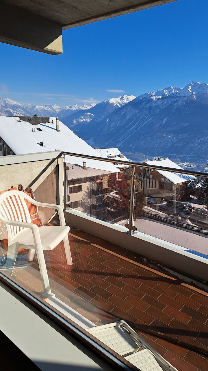 Appartement 2.5 P. à Montana Avec  Vue Panoramique - Crans-Montana