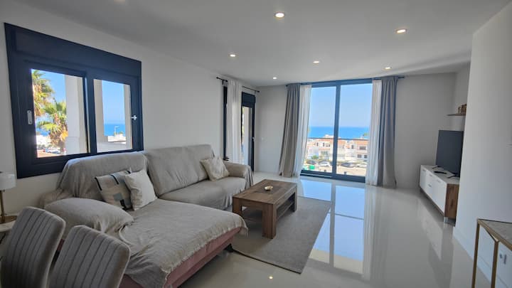 Nouveau, Confortable, Vue Mer, Proche De La Plage - Manilva
