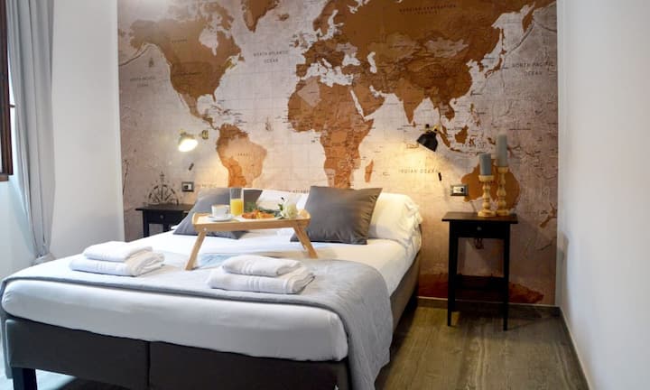 B&b Corte Picasass-double Room-ancient Map - Varese