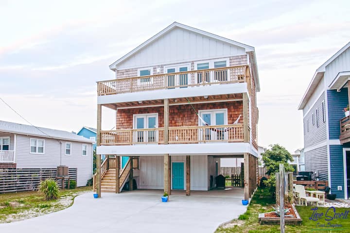 Ocean Views, New, Direct Access, Clean + Ez Cart - Kill Devil Hills, NC