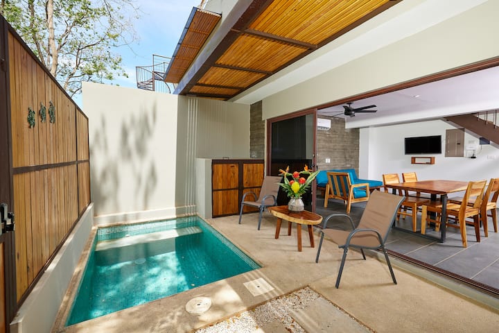 Townhome #3 Private Pool & Garden 300 Mt To Beach - Tamarindo