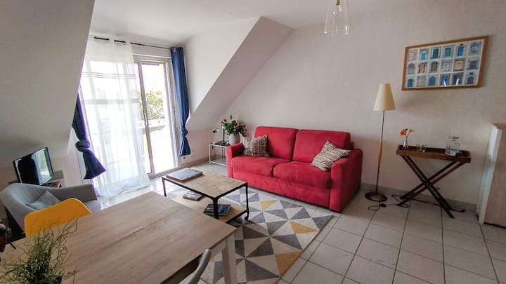Appartement Lumineux - 43m2 - Parking Privé - Vannes