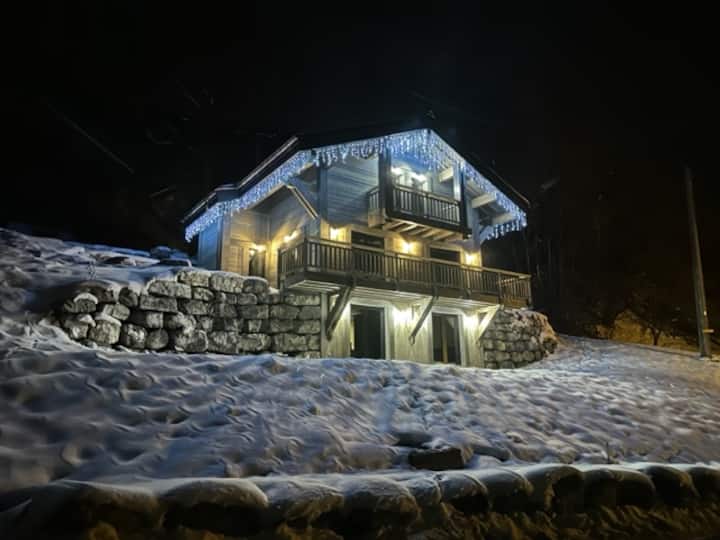 Chalet Cosy Avec Jacuzzi 11 Pers - Bernex