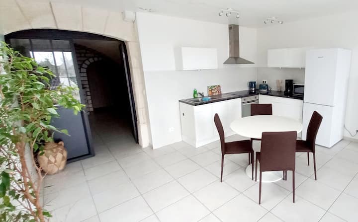 Le Nid - Loft Semi-troglodytique Avec Jardin - Amboise