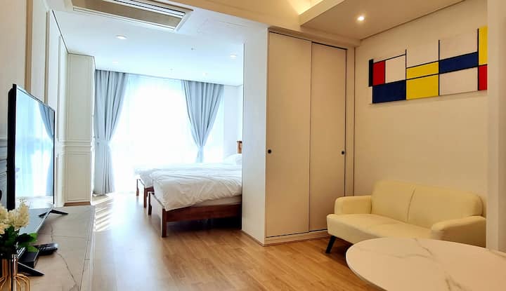 [Hyoi Stay Centum Hotel] #61디럭스트윈(리뉴얼) #벡스코앞 #요트할인 - Busan