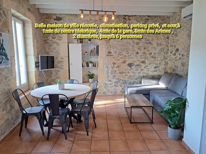 Belle Maison, Clim&parking, 6p - Fontvieille