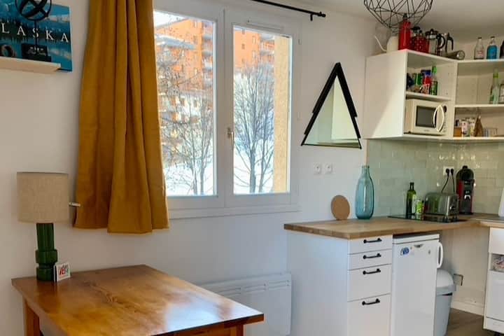 Magnifique Studio Au Calme & Cozy Avec Balcon - Vallouise