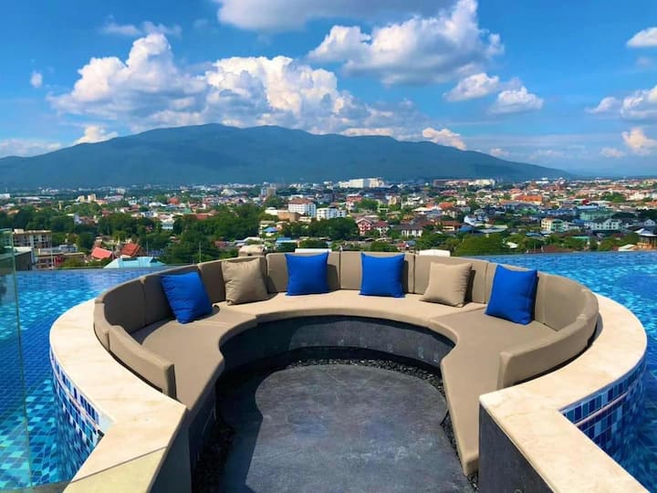 Astra Skyriver Infinity Pool 2bedroom 两房两床近古城享无边泳池 - Tailandia