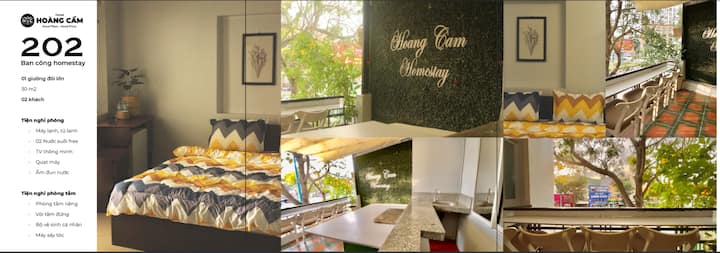 Queen Bed-ban Công Sân Lớn Tại Trung Tâm Vũng Tàu - Vietnam