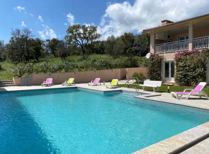 Logement Neuf En Rez-de-jardin (Cartalavone) - Plage de Palombaggia