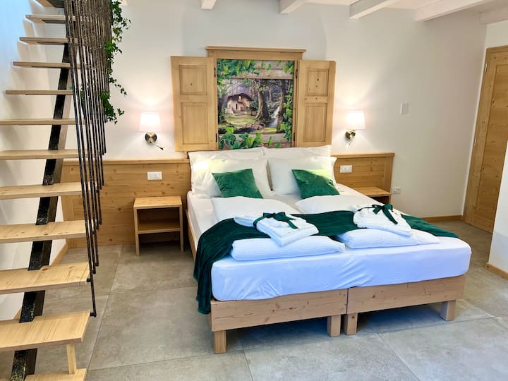 Hedera Bedroom - La Finestra Sul Giardino - B&b - Comano