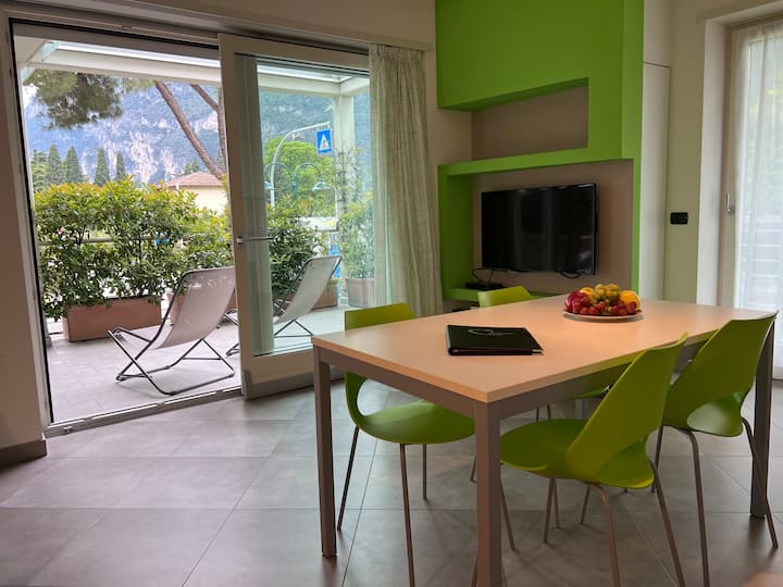 Wohnung Sul Torrente 200- Garage, Eigene Terrasse - Riva del Garda