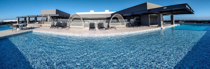 Luxury 1 Bdr Oceanview Ph With Panoramic Balcony - Playa del Carmen