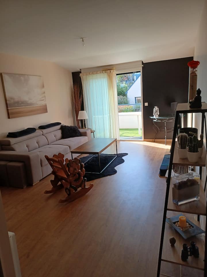 Grand Et Beau 2p Avec Accès Pmr à 4kms Des Plages - Guidel