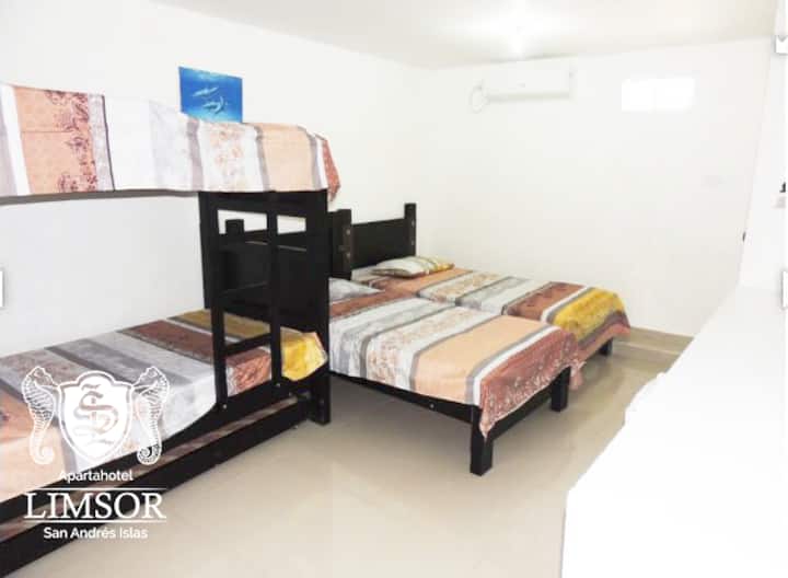 Habitación Quíntuple Limsor 203 - San Andrés