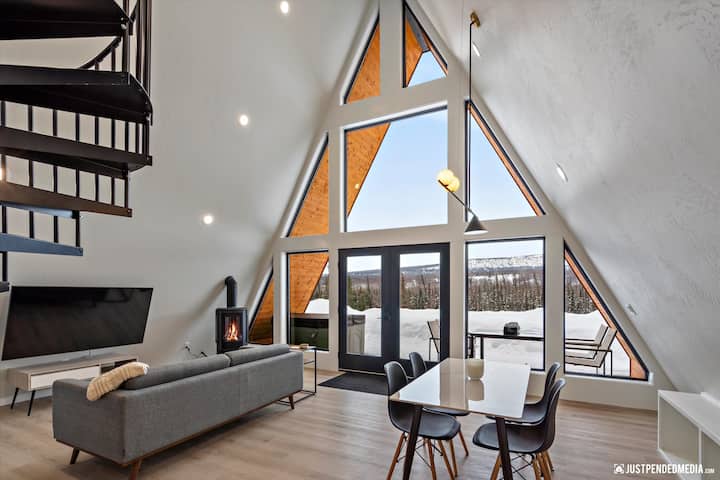 A-Frame Cabin 2: Hot tub & view! - Cabins for Rent in Wasilla, Alaska ...