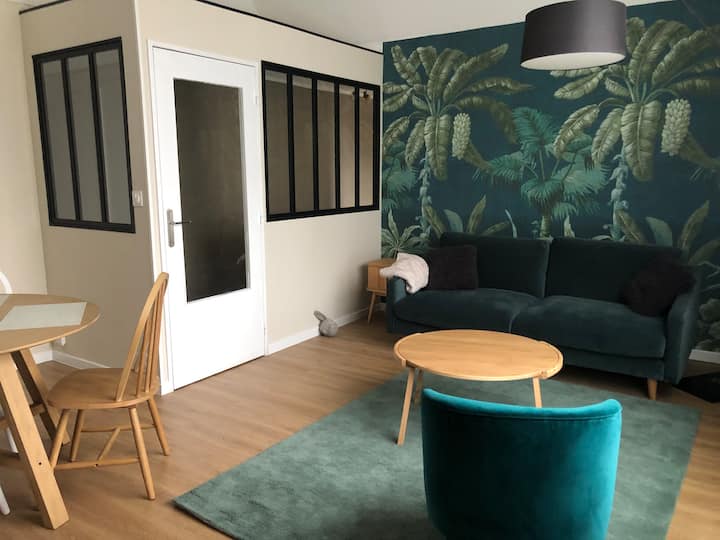Apt 2 Chbres +Bureau + Parking Villeneuve Dascq - Villeneuve-d'Ascq