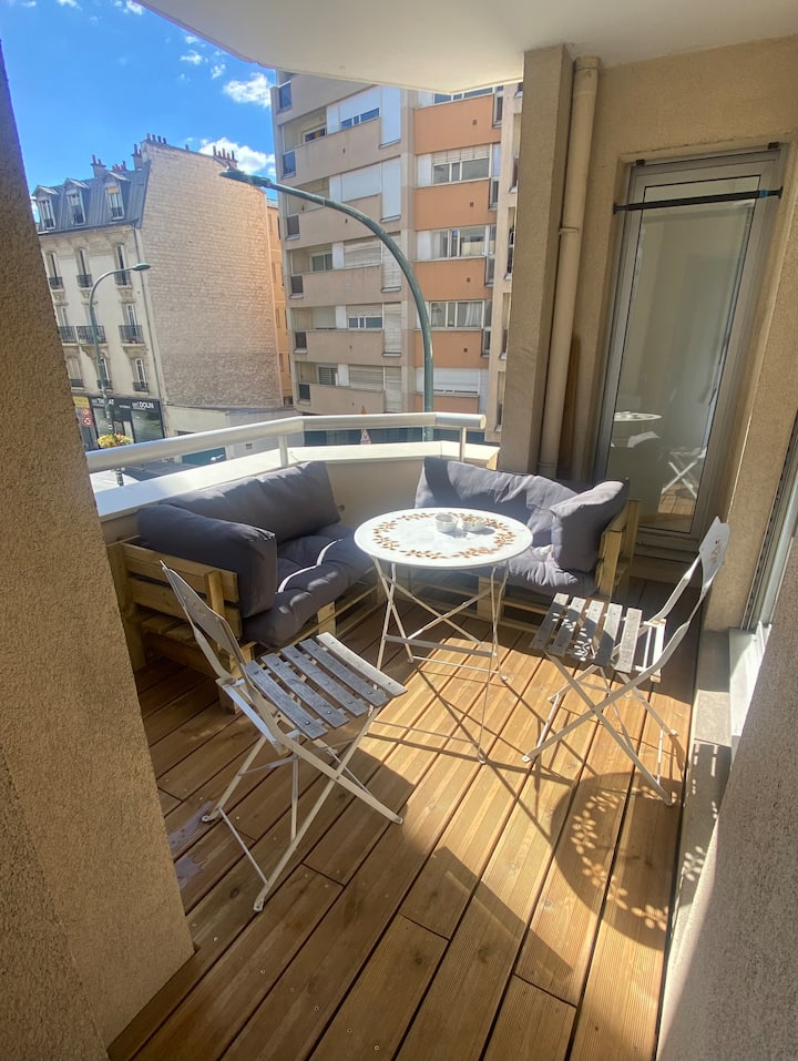 Appartement Paisible - 10min De Paris St Lazare - Bois-Colombes