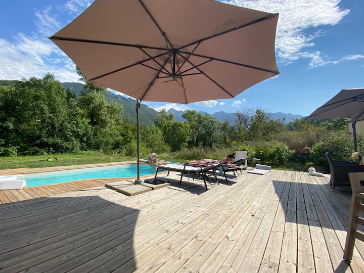 Rhone Alpes 6 Person House With Private Pool. - Saillans