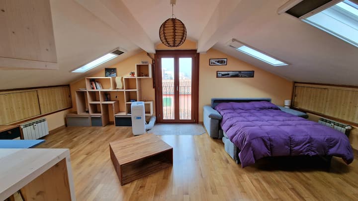 Attic Padua Center-ac&reserved Parking No Red Zone - Padua, Italia