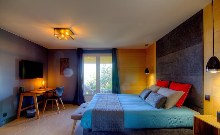 Maison D’hôte Au Pied Des Oliviers, Chambre Myrte - Calenzana