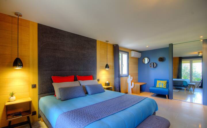 Maison D’hôte Au Pied Des Oliviers, Chambre Myrte - Calenzana