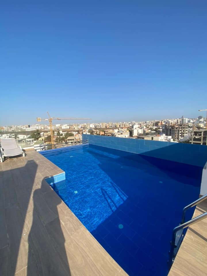 Almadies Luxury|rooftop Pool, Gym & Local Cuisine - Dakar