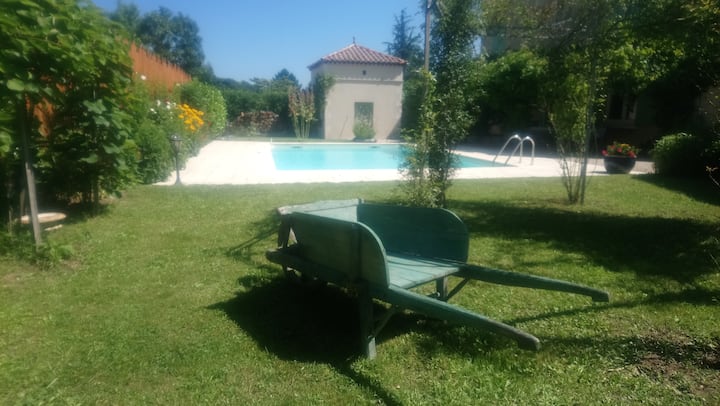 Maison De Campagne 11 Pers Avec Grande Piscine Lot - Puy-l'Évêque