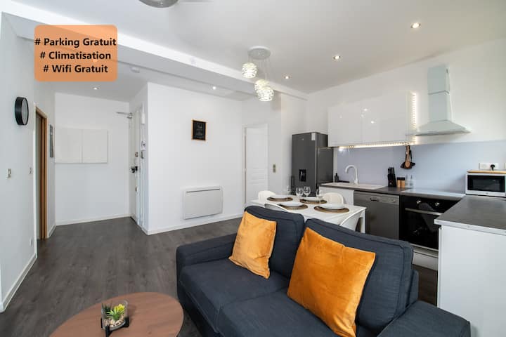 *Rubis Du Sud - Wifi - Clim -Parking - Balcon* - Toulon
