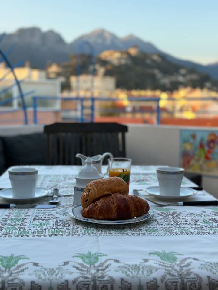 2p - Terrasse - Parking - Plage - Plage Rondelli (Menton)