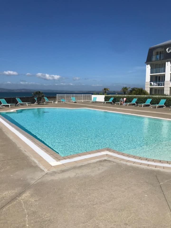 T2 Dans Résidence Vacances -Terrasse- Piscine - Douarnenez