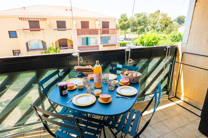 Studio Climatisé Pour 2/4 Personnes Sous Les Pins - La Londe-les-Maures
