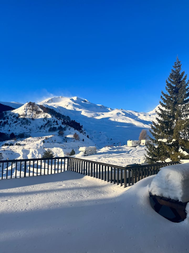Apto Gran Terraza Con Wifi A Pie De Pistas - Formigal
