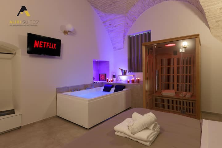 Sauna Et Jacuzzi | Alibi Suites Fieramosca - Corato