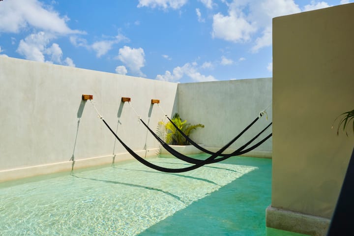 -20% | Sofia 406 | Cozy Studio + Rooftop W/pool - Playa del Carmen