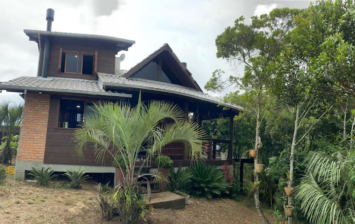 Refúgio Alto Do Vale Na Praia Do Rosa C/ 3 Quartos - Imbituba