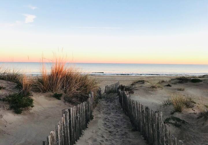 Vue Mer & Plage à 20m – Studio Tout Confort 4 Pers - Marseillan