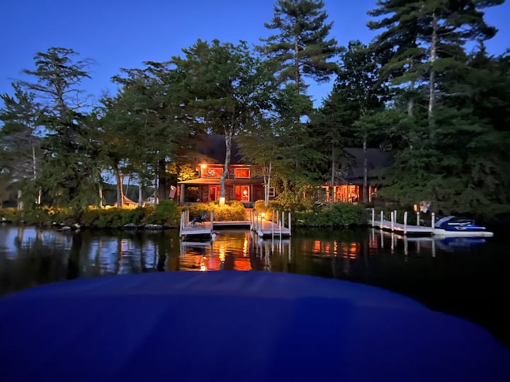 Unique Post & Beam, Mark Island - Winnipesaukee - Gilford, NH