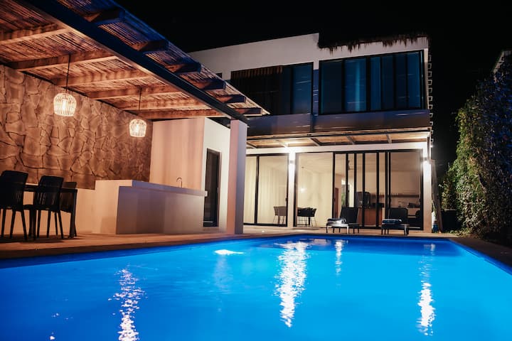 ¡Nh House 200 Mts The Beach And Prívate Pool! - Manzanillo