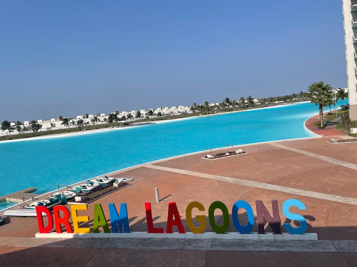 Depto. Vista A Laguna En Dream Lagoons Veracruz - Heroica Veracruz