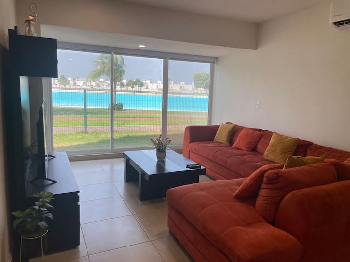 Depto. Vista A Laguna En Dream Lagoons Veracruz - Heroica Veracruz