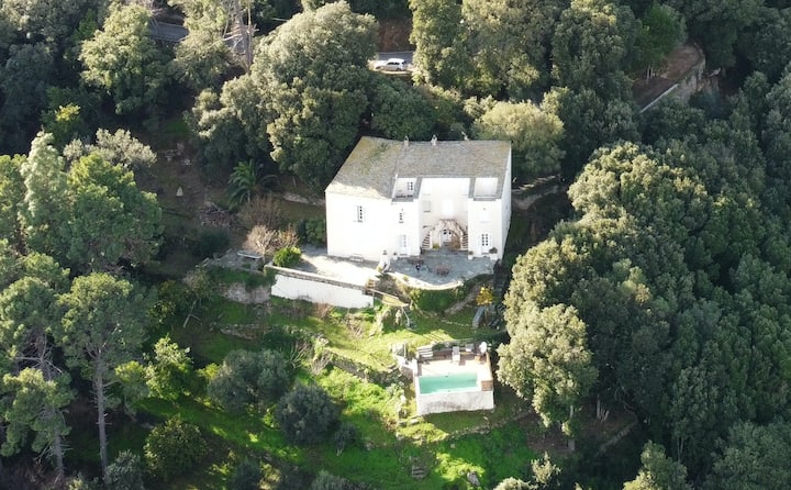 Maison De Maître Avec Vue Sur Mer Et Piscine - 꼬르스