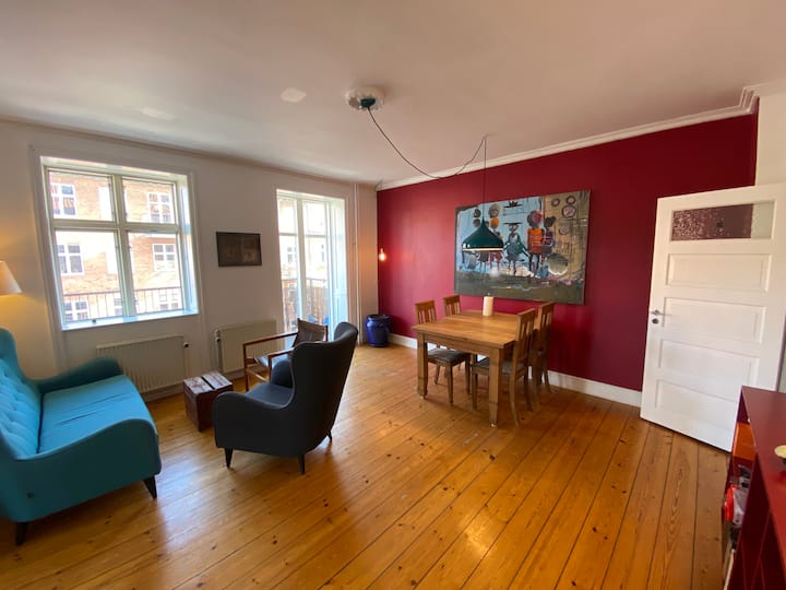 Large 103 M2 Apartment With Balcony - Copenhagen