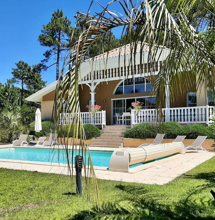 Villa Atlantic Green/4 Chambres/ Piscine Privée - Lacanau