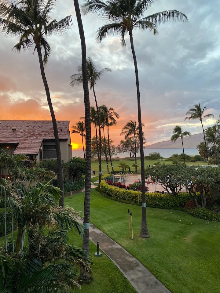 Relaxing Ocean View; Cathedral Ceilings! - Kihei, HI